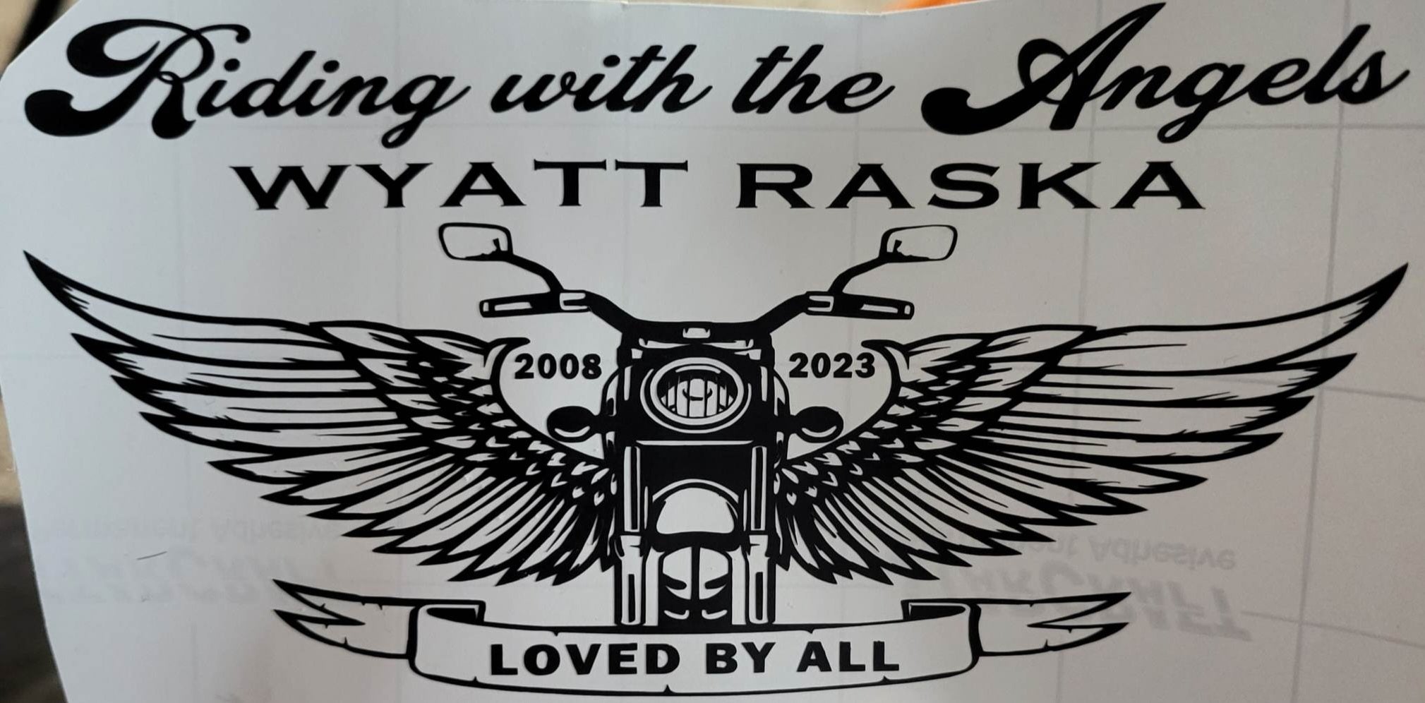 Memorial decal store